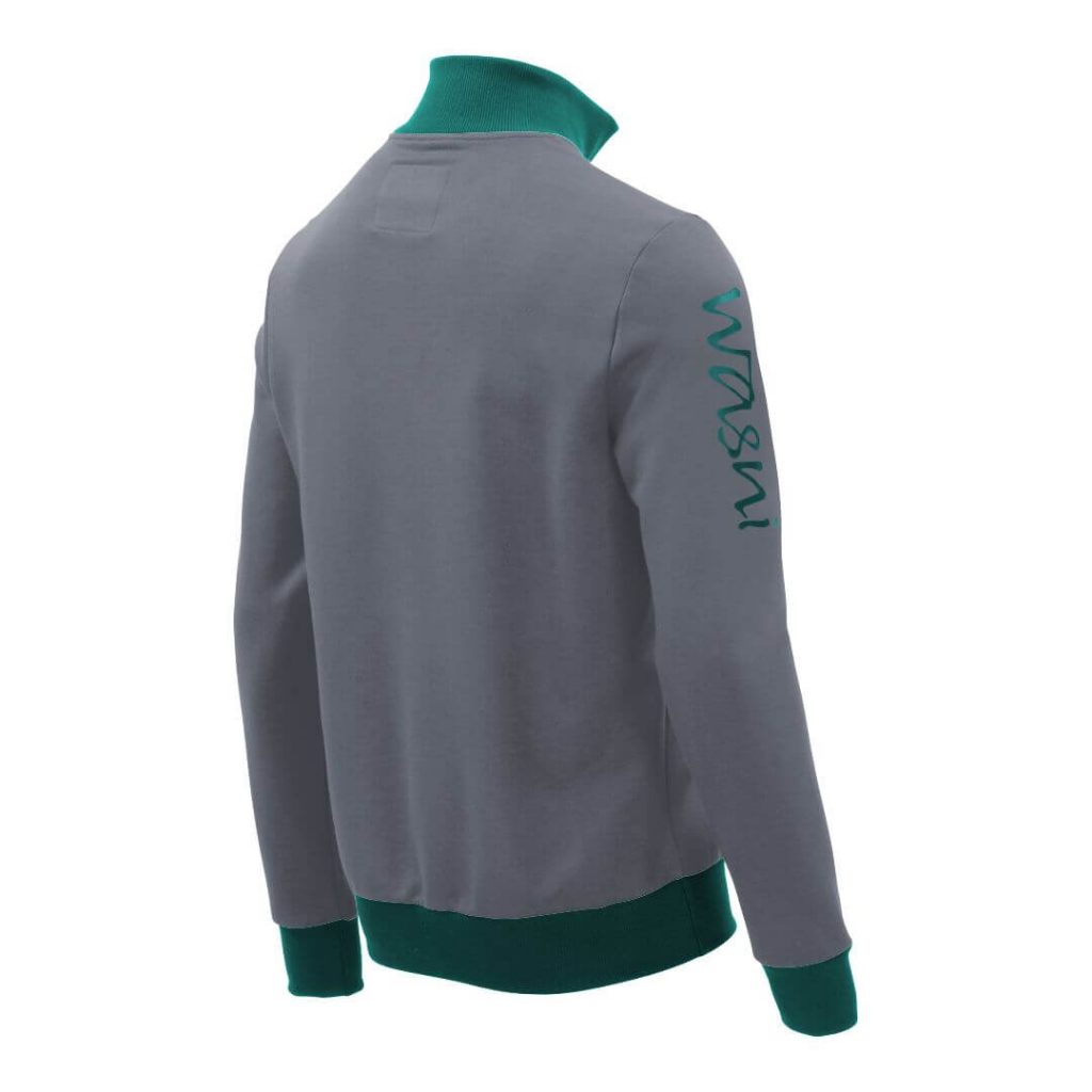 Stehkragenjacke (Kragen aus Rib) » WASNI