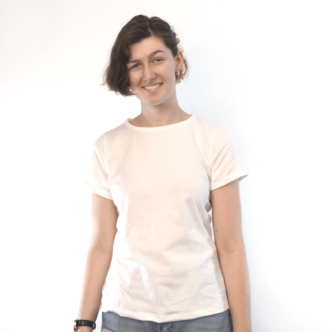 T-Shirt weiß für Frauen - hergestellt in Deutschland» WASNI