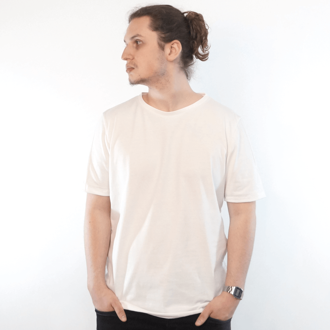 T-Shirt weiß für Männer - hergestellt in Deutschland » WASNI